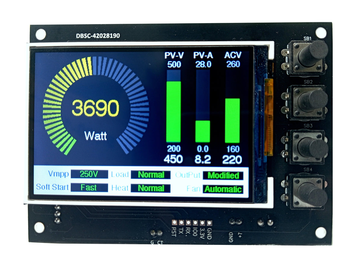 STM Sinewave Inverter Drive Module + 3.5" TFT Display + Cable – Digimux